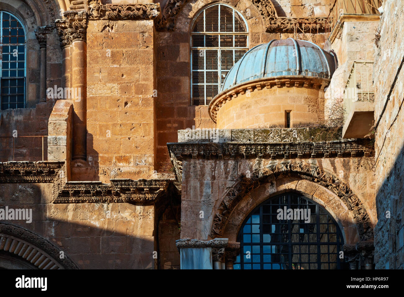 Detail of a wall of Church of the Resurrection (temple of the Lord's ...