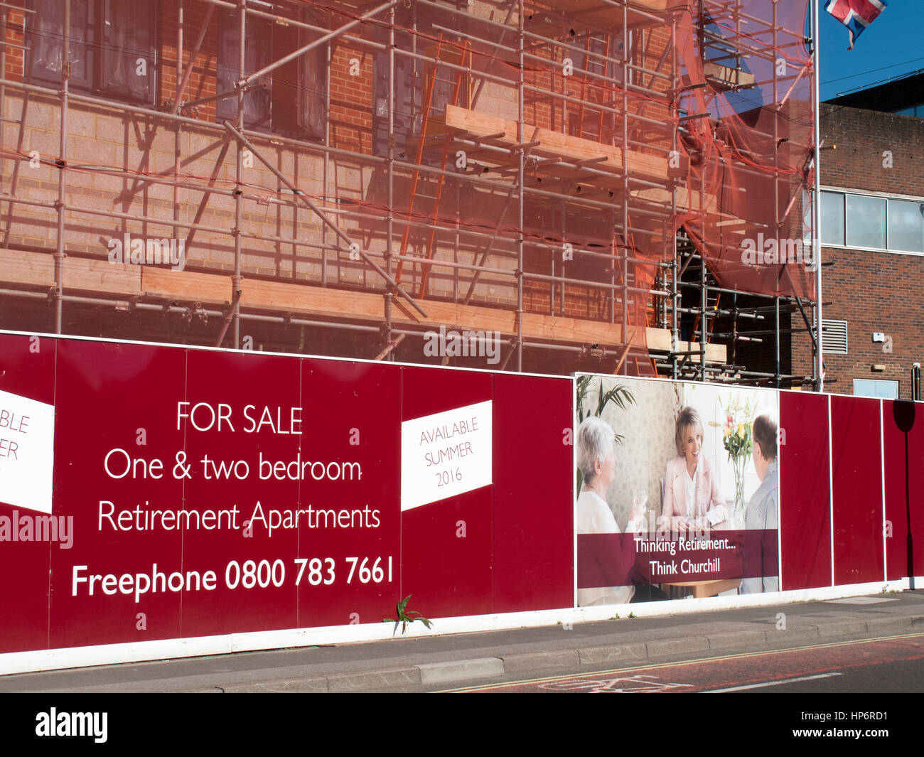 Churchill Retirement Living, retirement apartment construction site ...