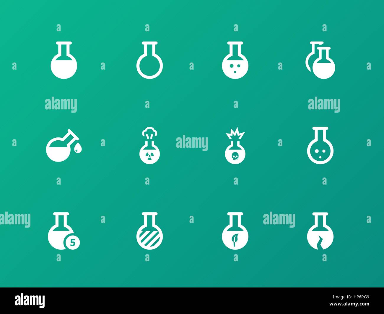 Conical flask Stock Vector Images - Alamy