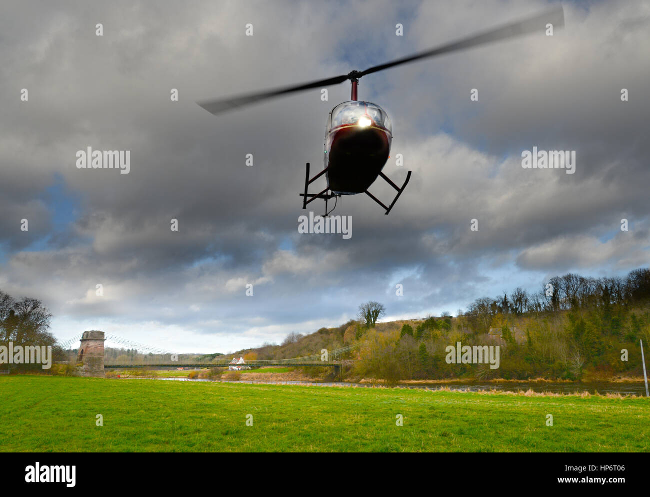 A Robinson R66 Turbine, operated by Heli Air Stock Photo - Alamy