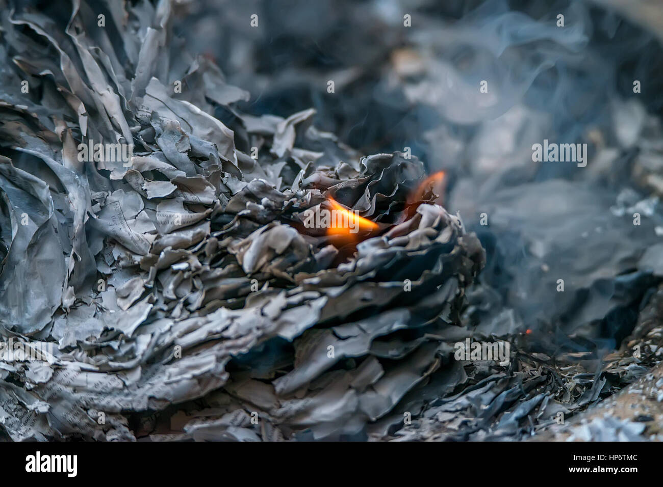 Ashes and ember Stock Photo - Alamy