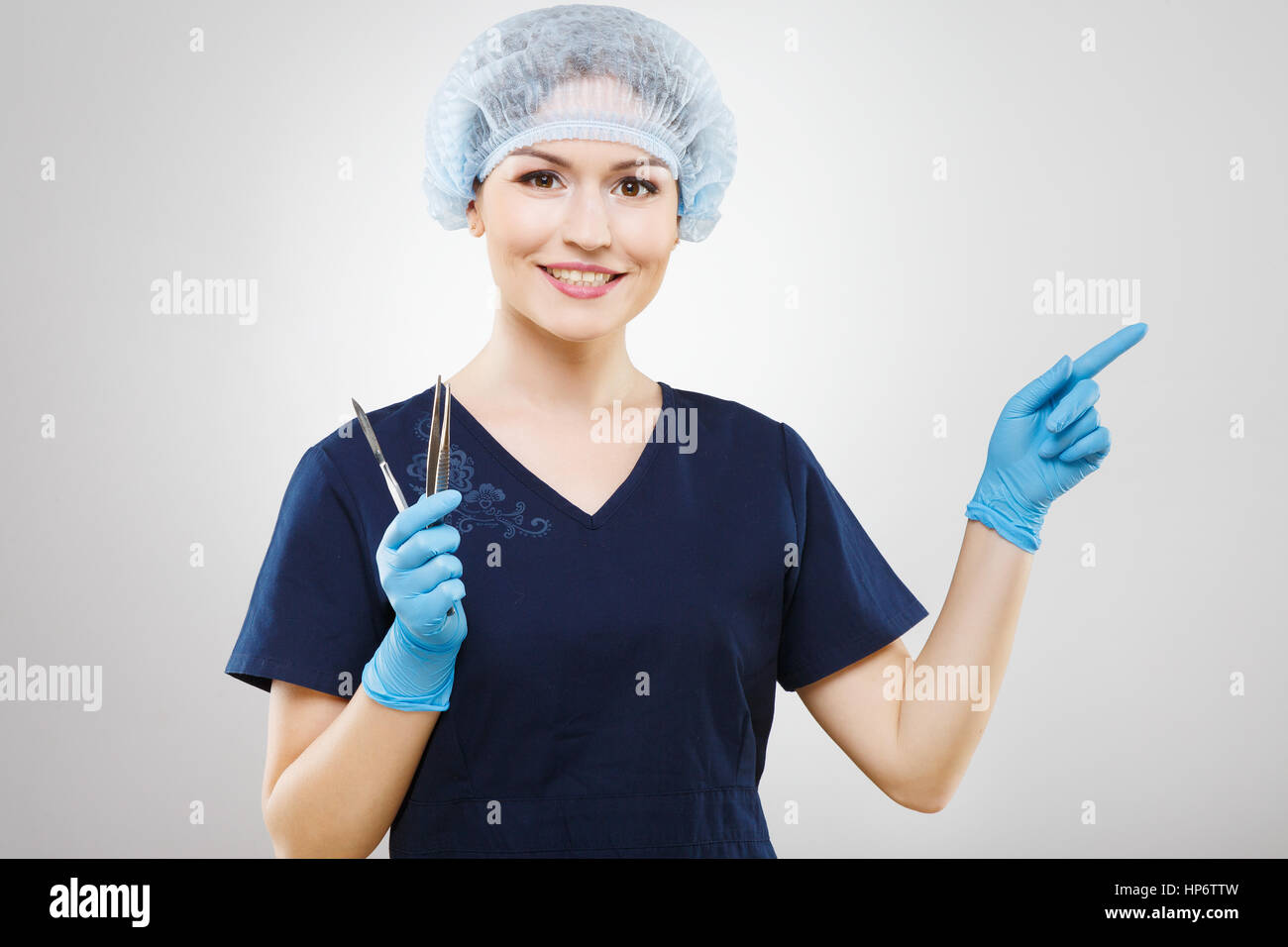 Portrait of medical worker Stock Photo - Alamy