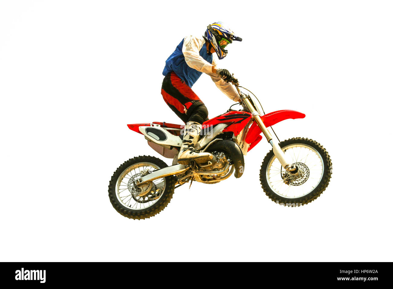 isolated extreme motorcycle acrobatic jump Stock Photo - Alamy