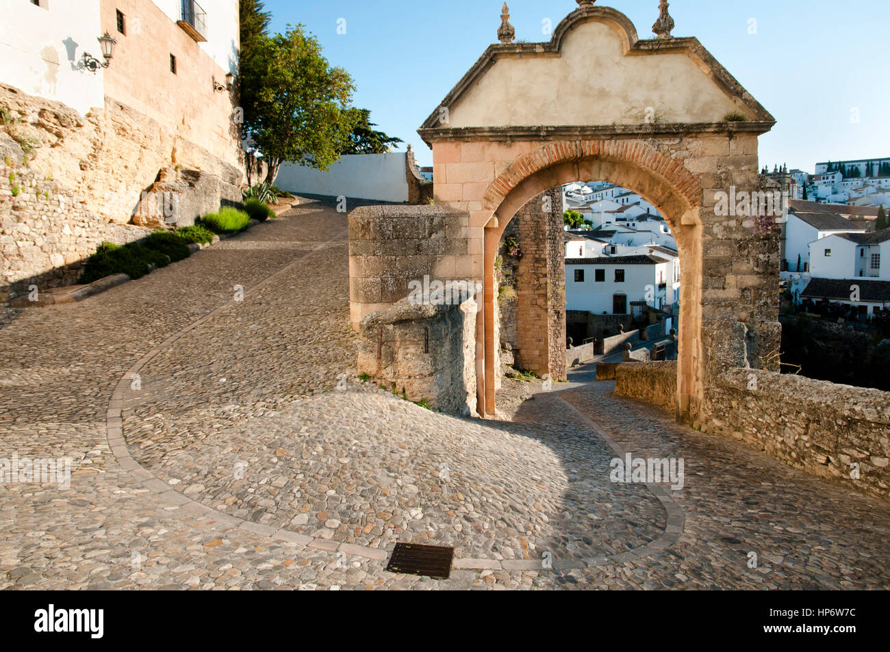Arch of Philip V - Ronda - Spain Stock Photo - Alamy