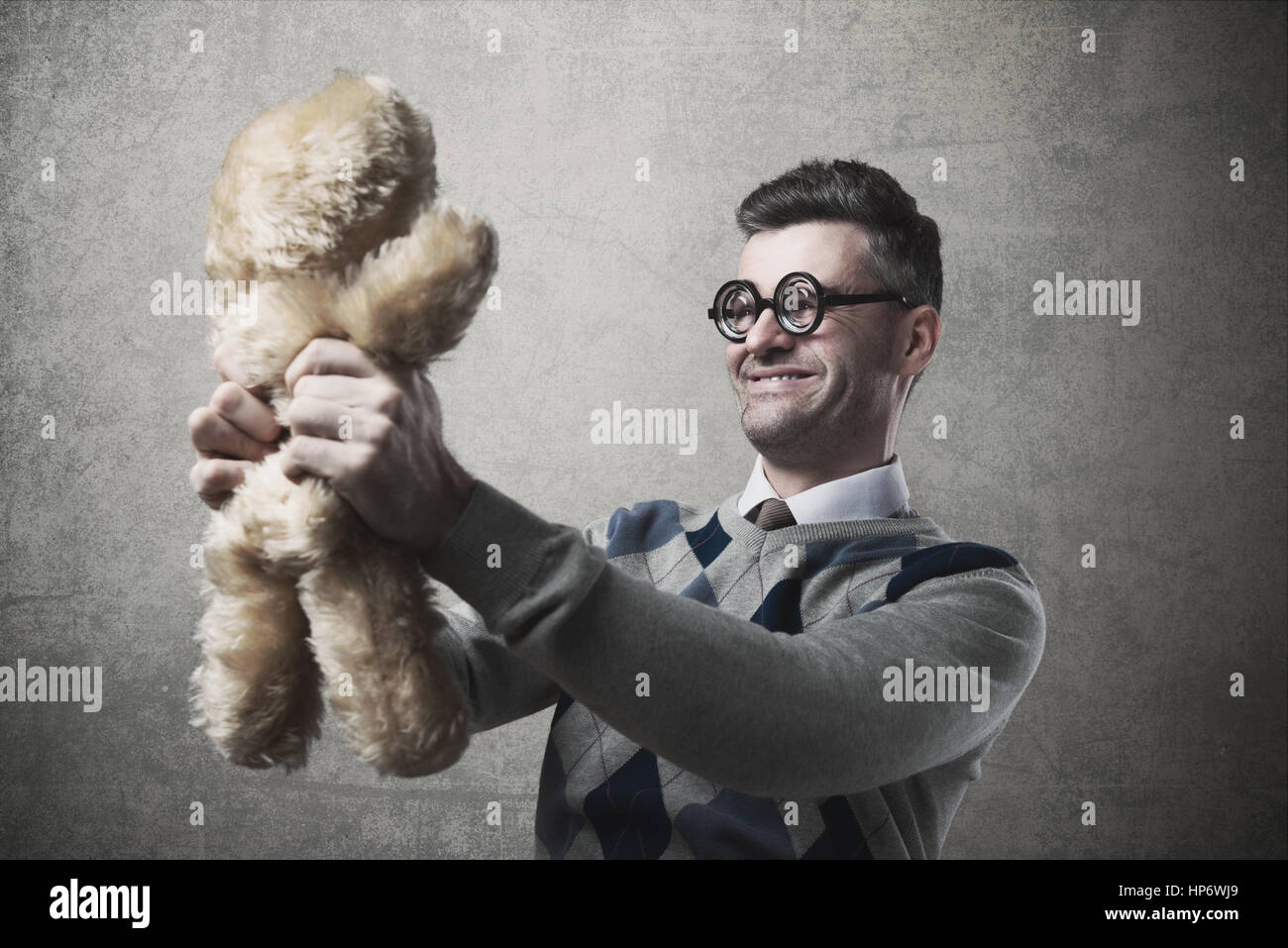 Vintage teddy bear sweater hi-res stock photography and images - Alamy