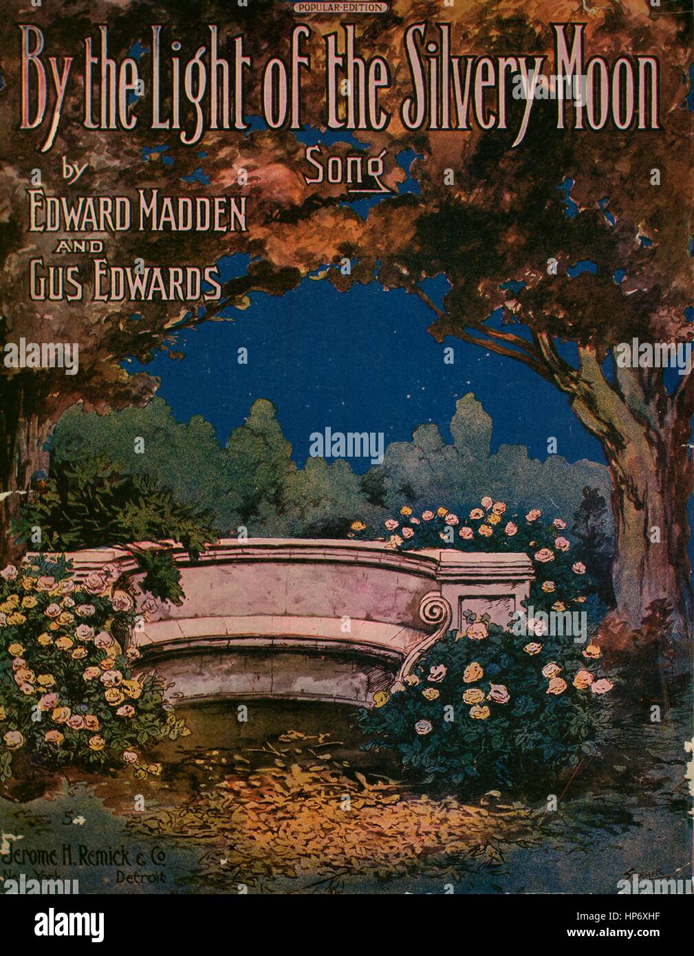 By the light of the silvery moon hi-res stock photography and images ...