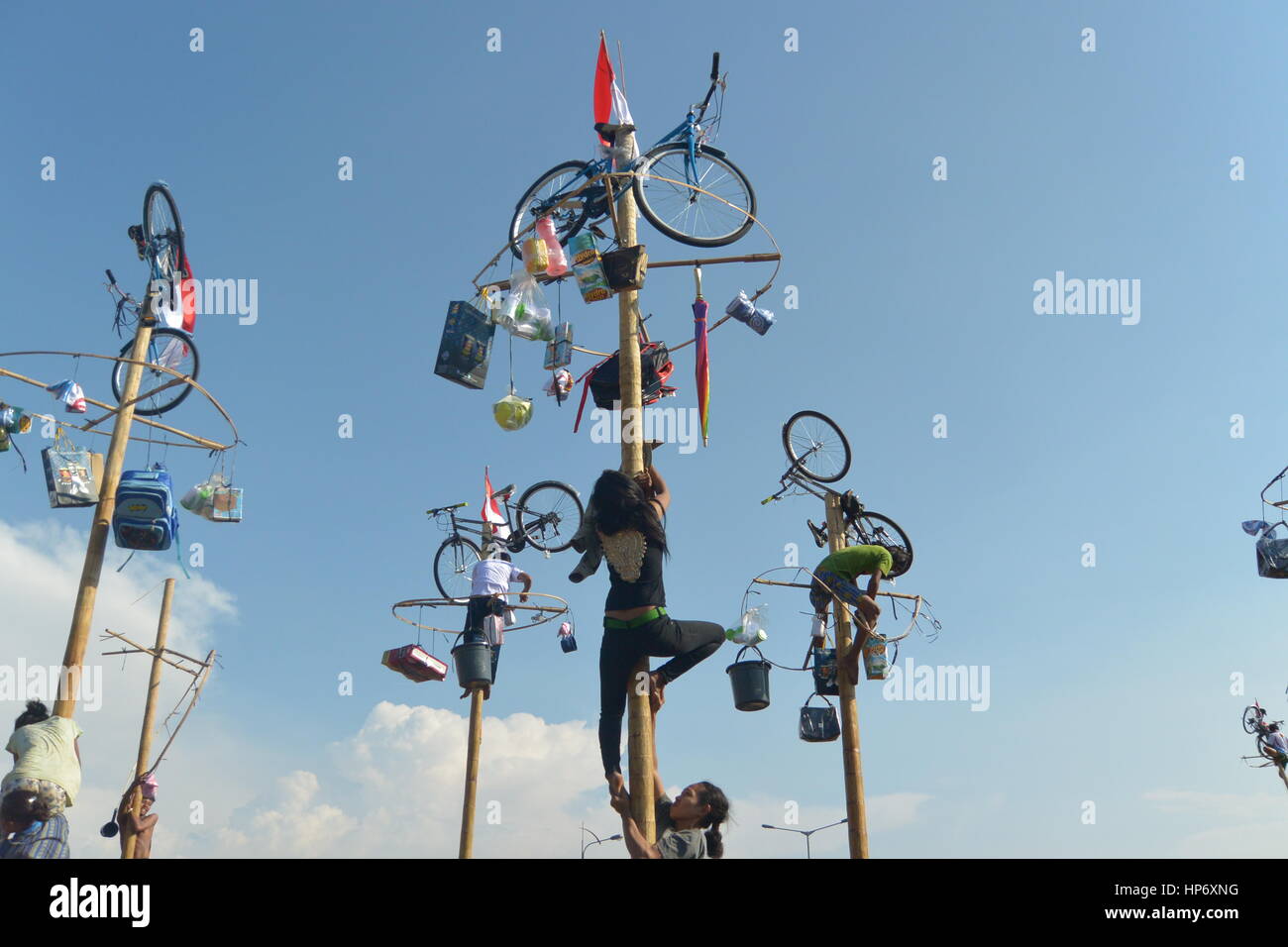 Panjat pinang hi-res stock photography and images - Alamy