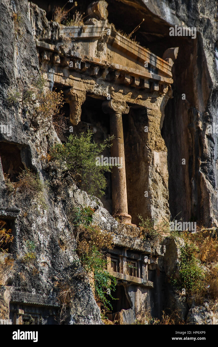 Rock Carved Tombs Turkey High Resolution Stock Photography and Images ...