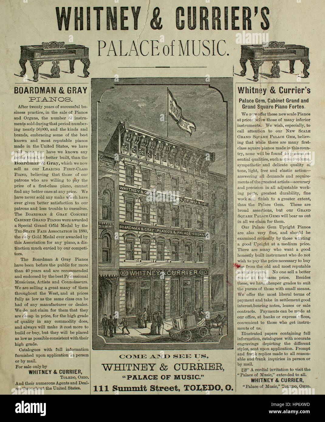 Sheet music cover image of the song 'The Old Bell', with original ...