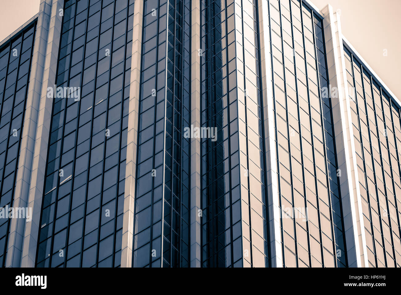Windows of commercial building in Hong Kong Stock Photo - Alamy
