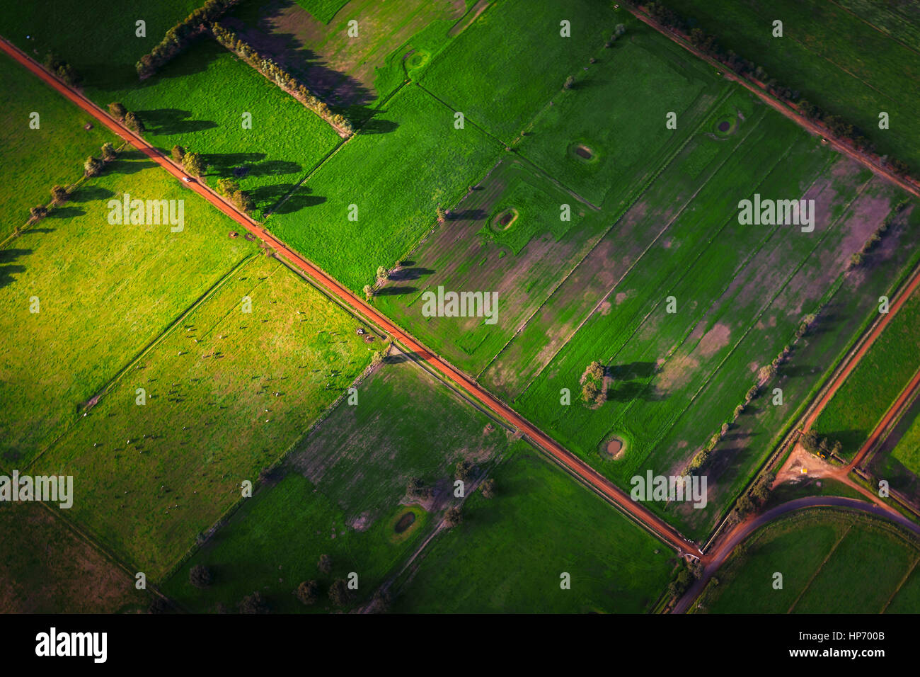 Birds Eye View Of Farm Land High Resolution Stock Photography and ...