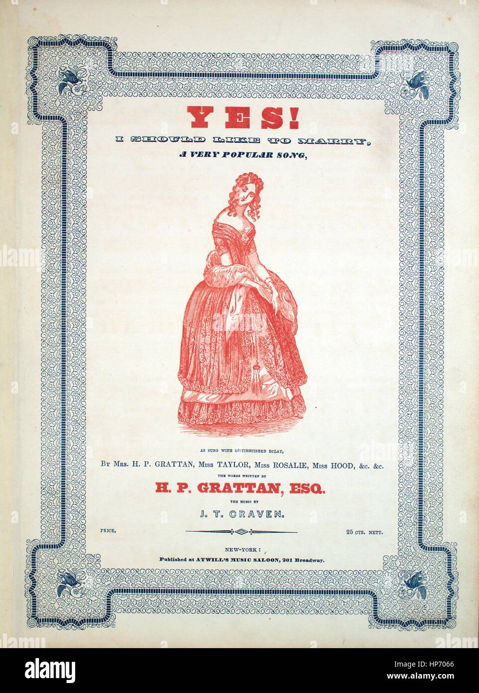 Sheet Music Cover Image Of The Song Yes I Should Like To Marry A sheet-music-cover-image-of-the-song-yes-i-should-like-to-marry-a