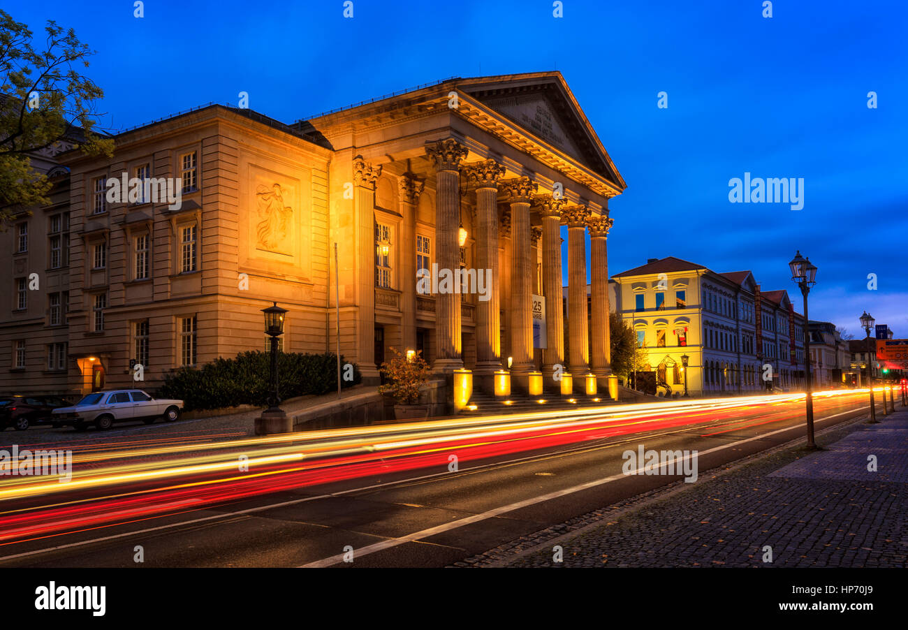The Theatre Building in Meiningen, Germany Stock Photo - Alamy