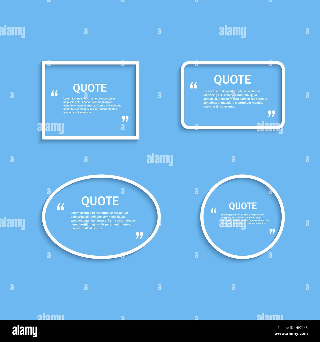 Quotation frame message quote memo hi-res stock photography and images ...