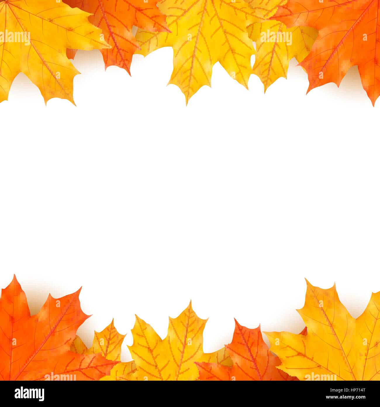 Autumn leaf element design Stock Vector Images - Alamy