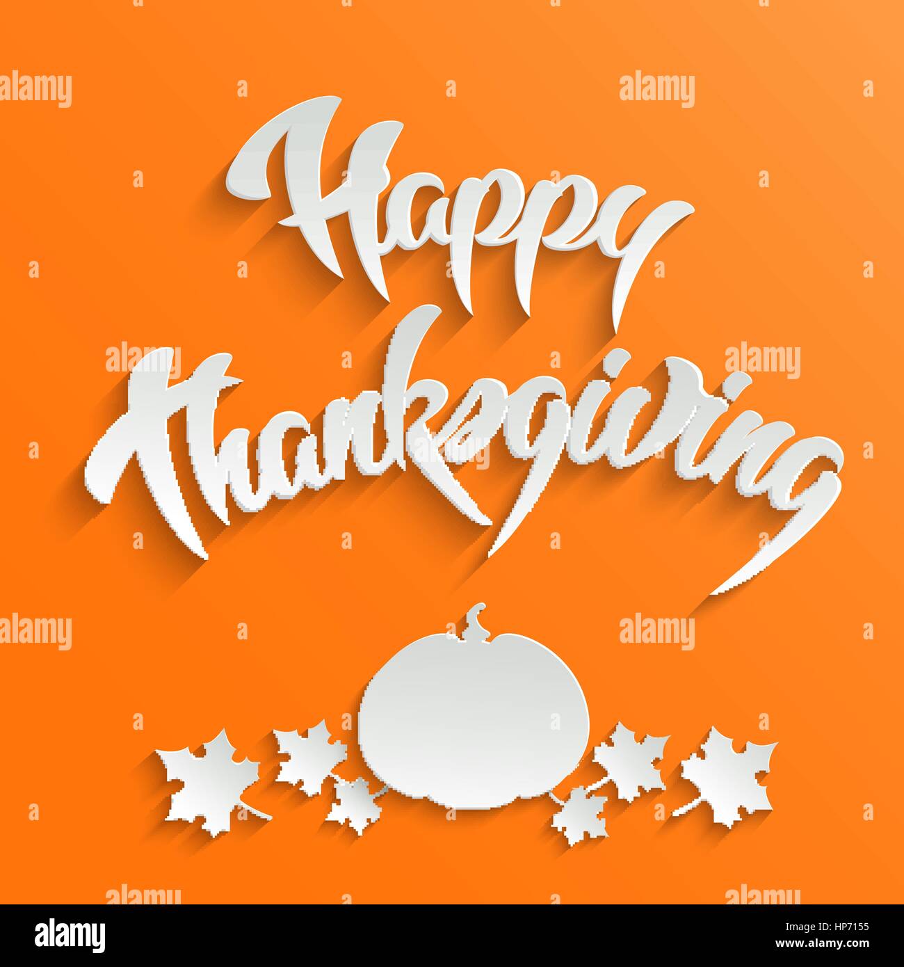 Label text thank pumpkin Stock Vector Images - Alamy