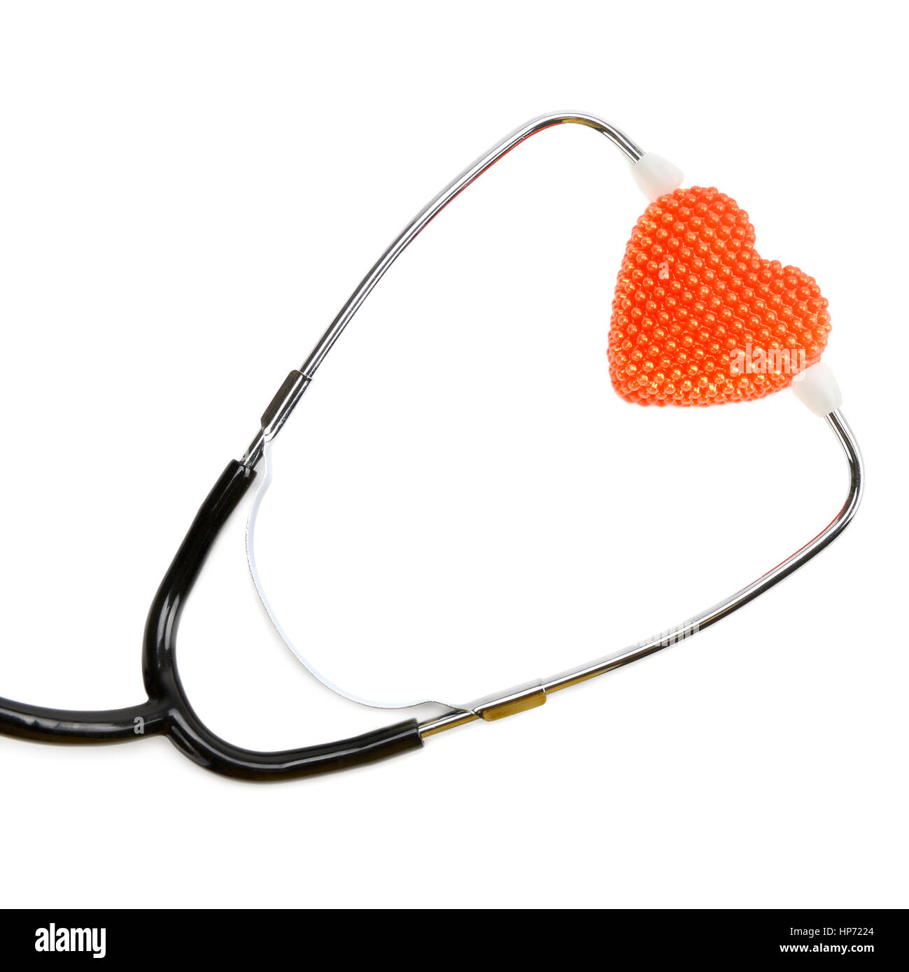 stethoscope and heart isolated on white background Stock Photo - Alamy