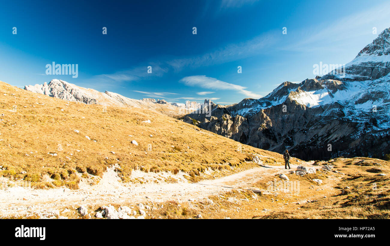 Fall is coming in the italian alps Stock Photo - Alamy