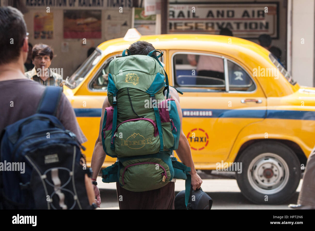 Backpacker in india hi-res stock photography and images - Alamy