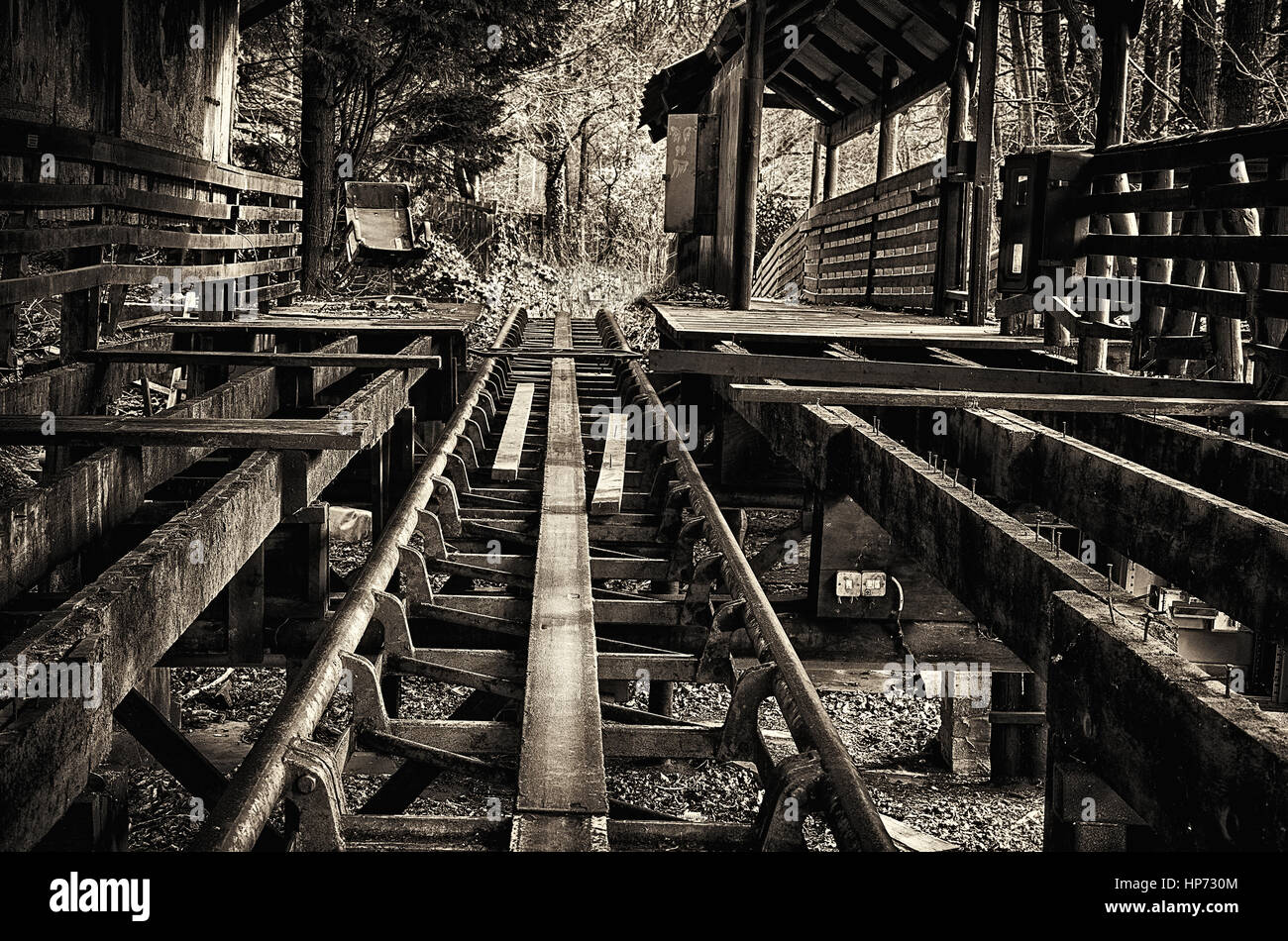 Vintage roller coaster hi-res stock photography and images - Alamy