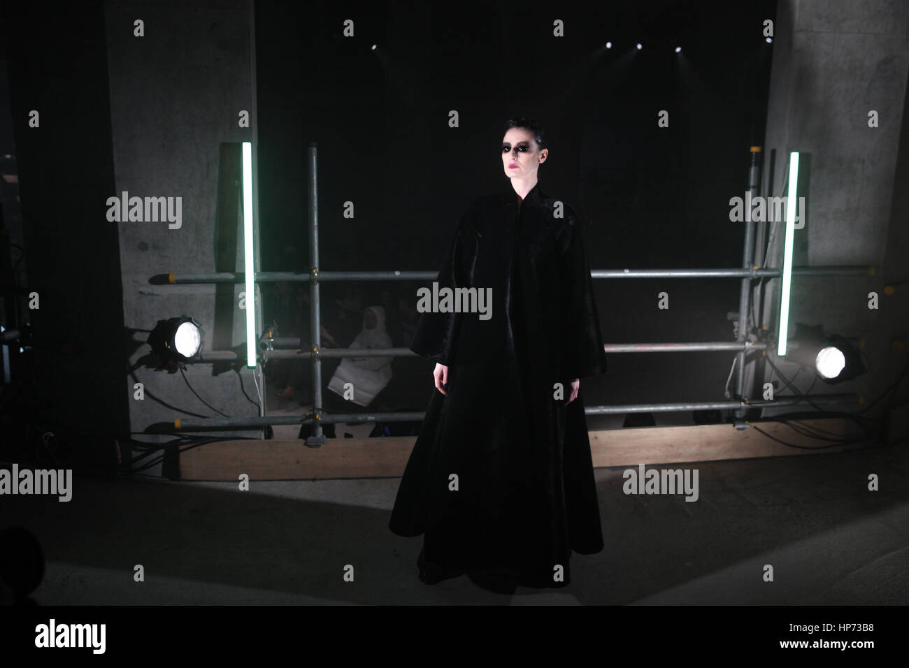 Models during the Gareth Pugh Autumn/Winter 2017 London Fashion Week ...