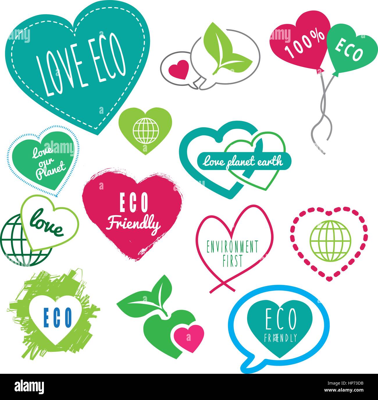 set of branding logos for eco environment Stock Vector Image & Art - Alamy