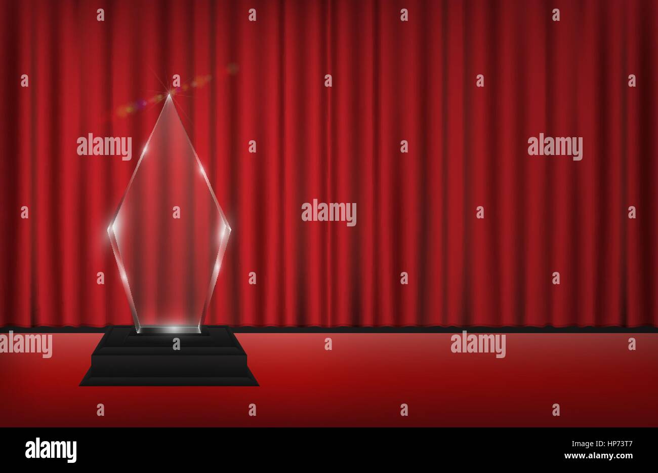 Acrylic prize Stock Vector Images - Alamy