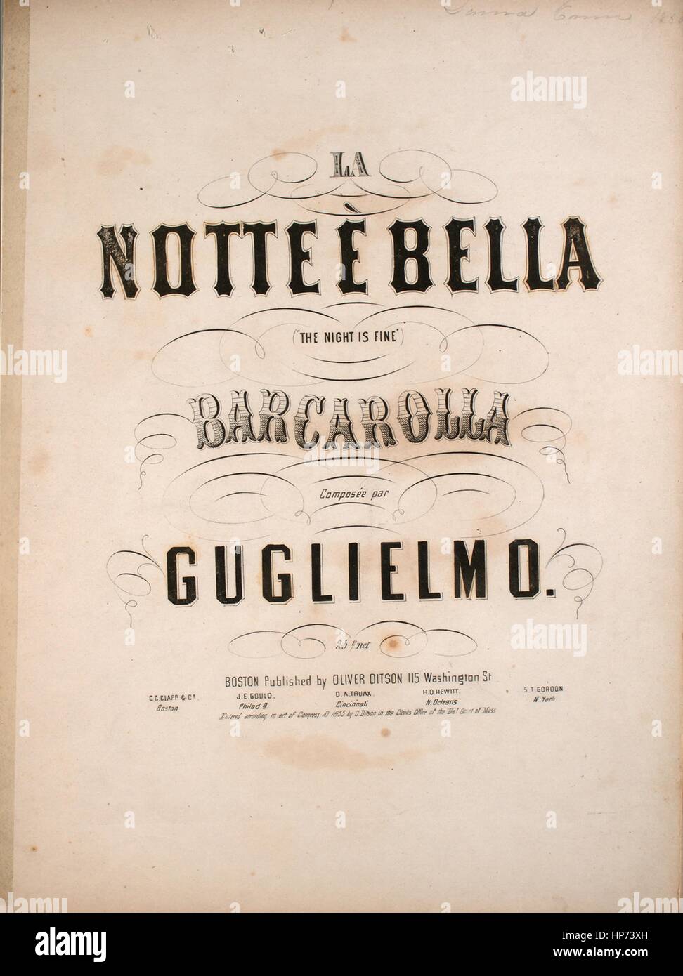 Bella notte hi-res stock photography and images - Alamy