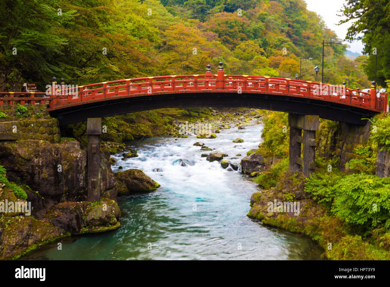 Nikko is Nippon Shinkyo or Sacred Bridge in NIkko, Japan Stock Photo ...