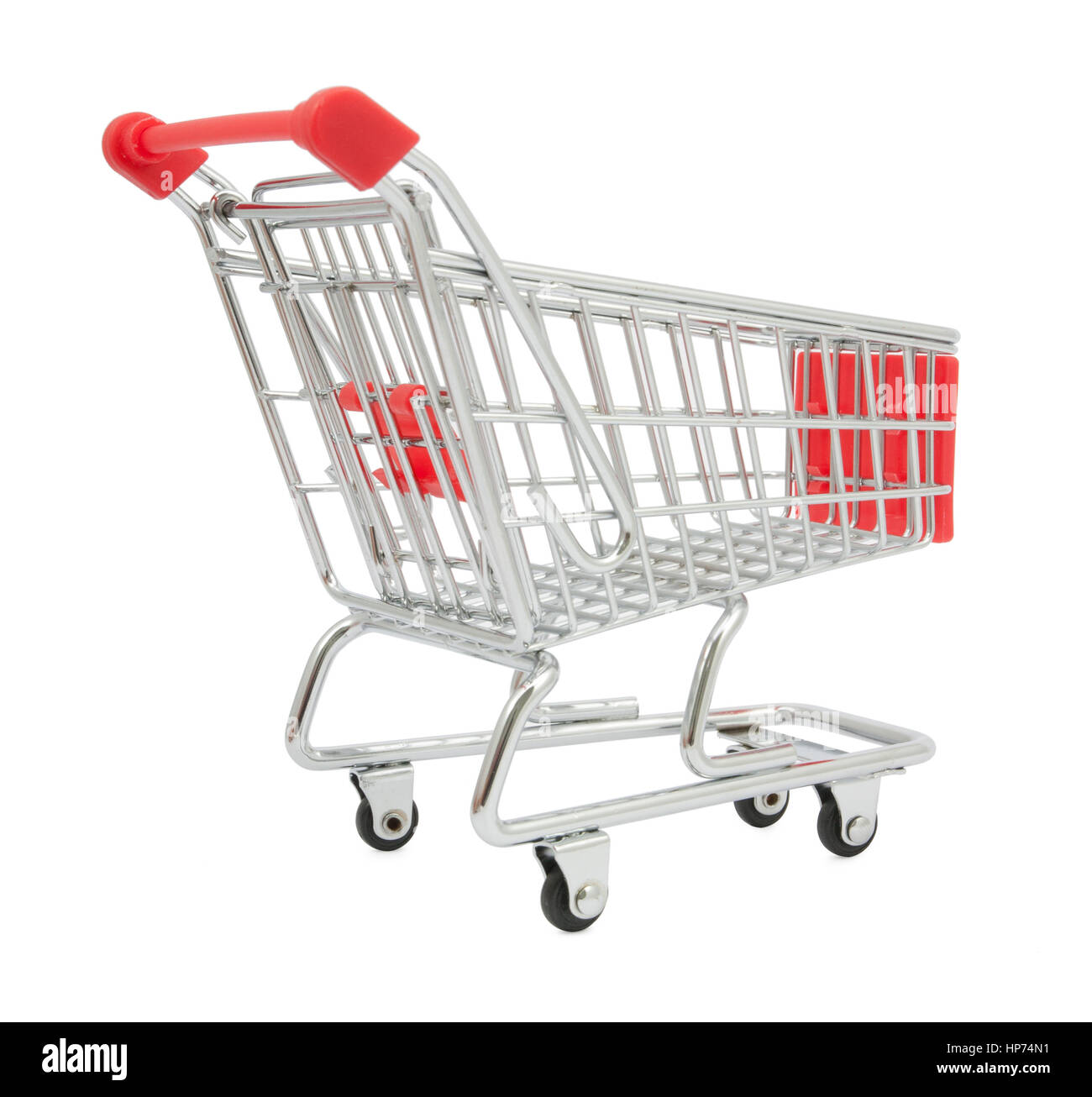 shopping cart isolated on white Stock Photo - Alamy