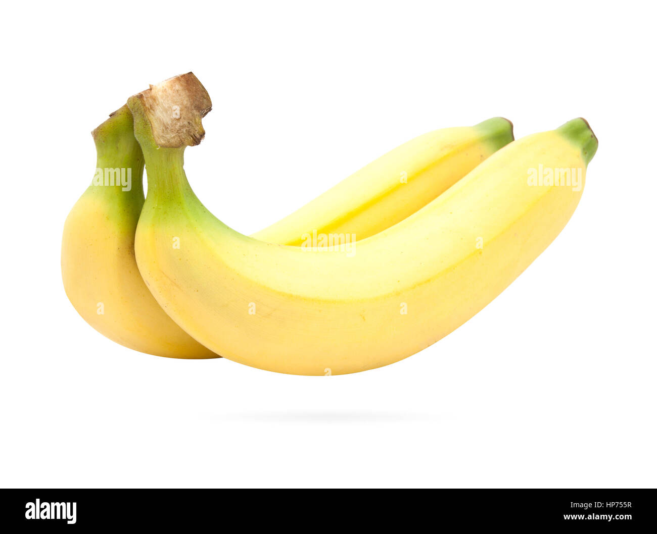 two bananas isolated on white background Stock Photo - Alamy