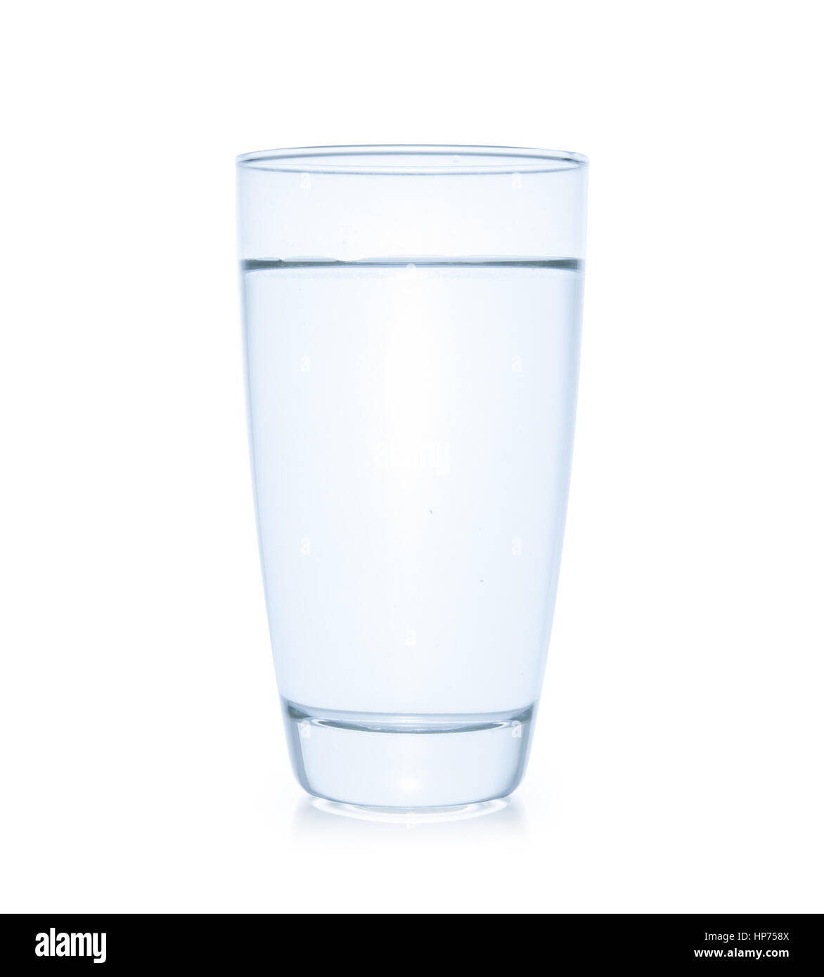 water glass isolated on a white background Stock Photo - Alamy