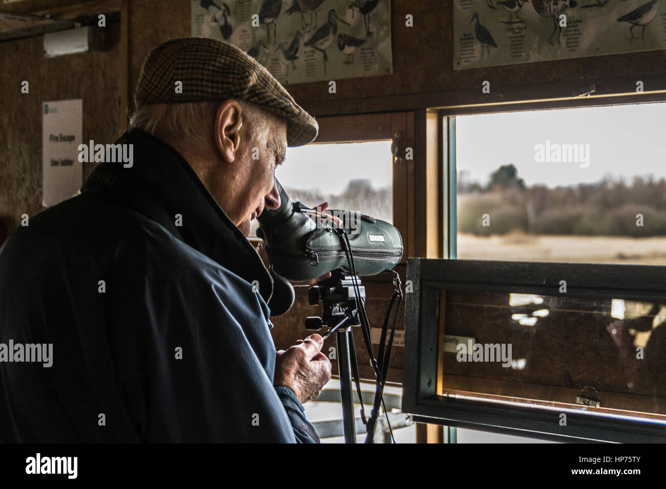 Keen eyed Twitchers (bird watchers Stock Photo - Alamy