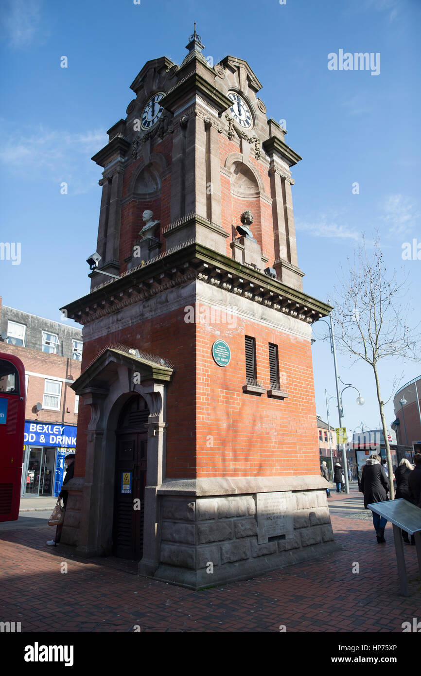 The Bexleyheath Coronation Memorial Clock Tower, commemorating the ...