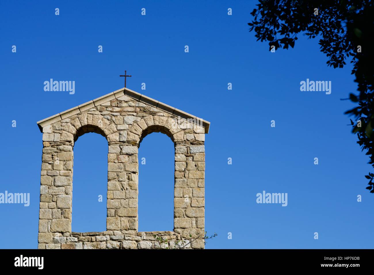 top of a typical old french chapel Stock Photo - Alamy
