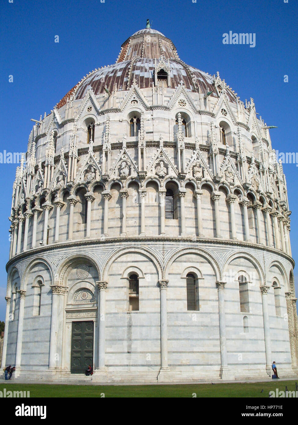Piazza del Duomo with famous landmarks of Pisa, Pisa, Italy Stock Photo ...