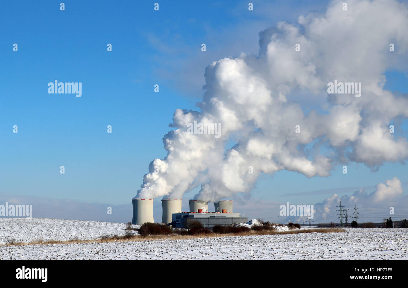 Huge industrial factory chimney hi-res stock photography and images - Alamy