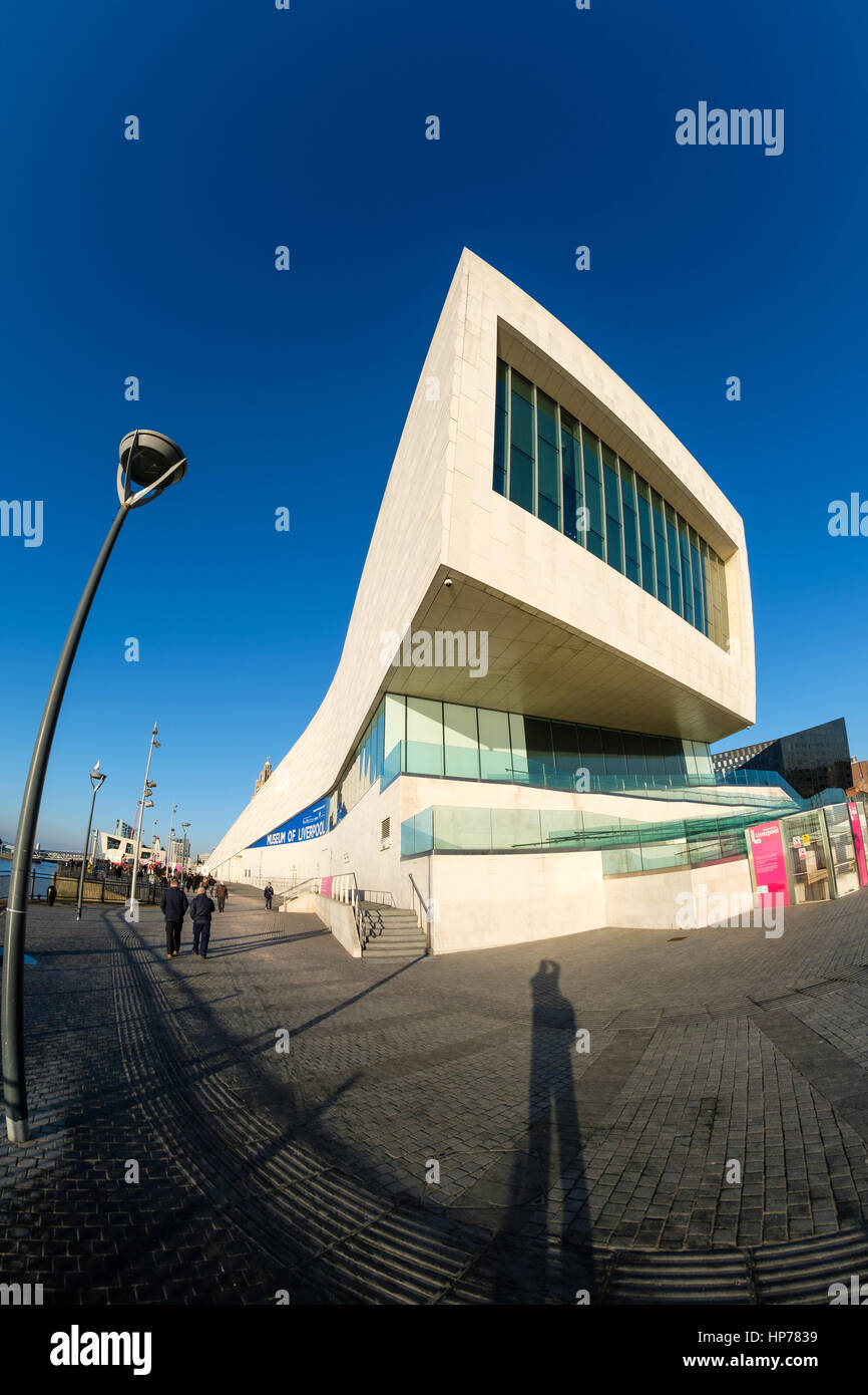 Museum of Liverpool on Liverpool's historic waterfront, UK (taken with ...