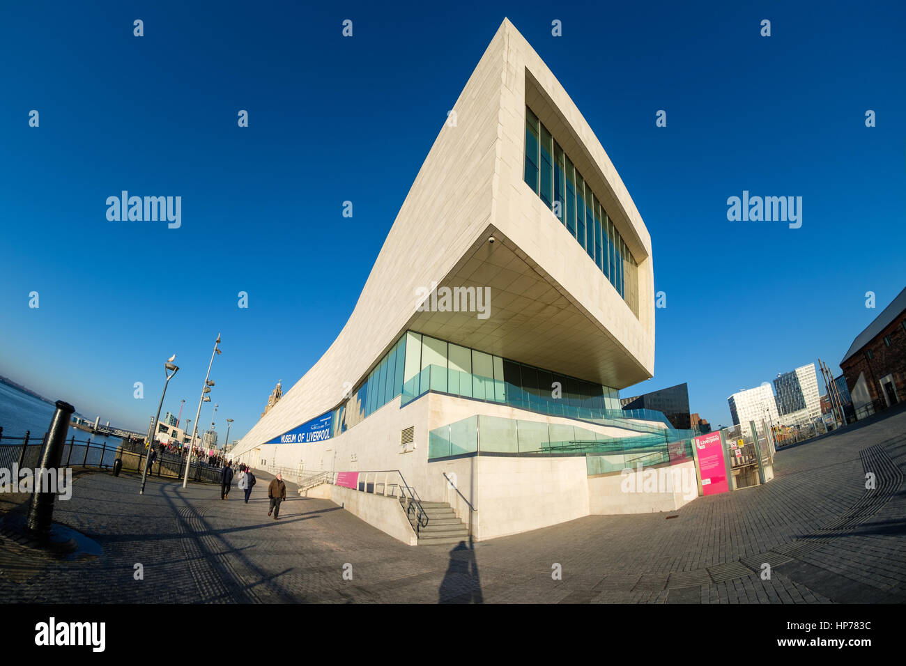 Museum of Liverpool on Liverpool's historic waterfront, UK (taken with ...
