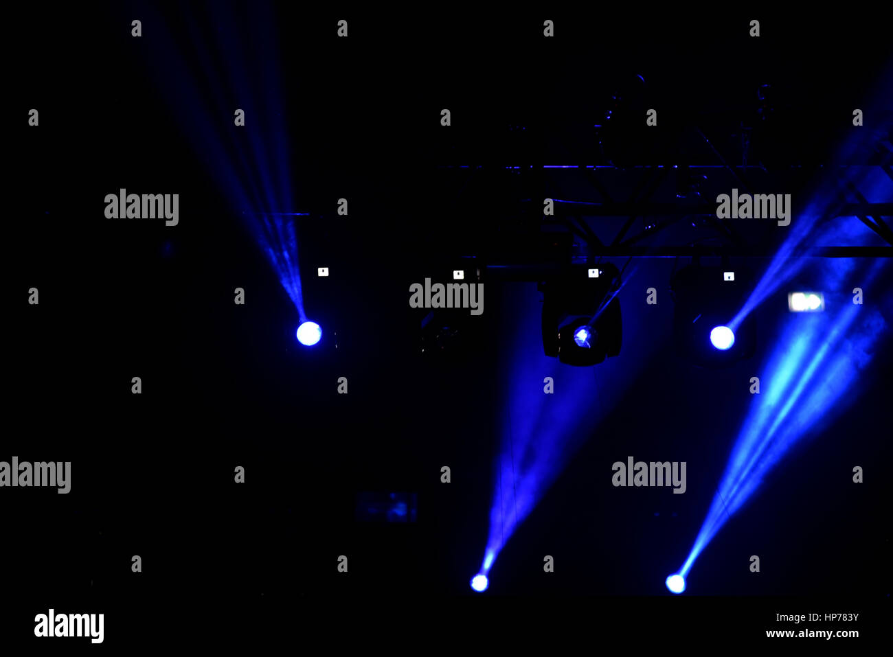 Stage lights at a live concert Stock Photo - Alamy