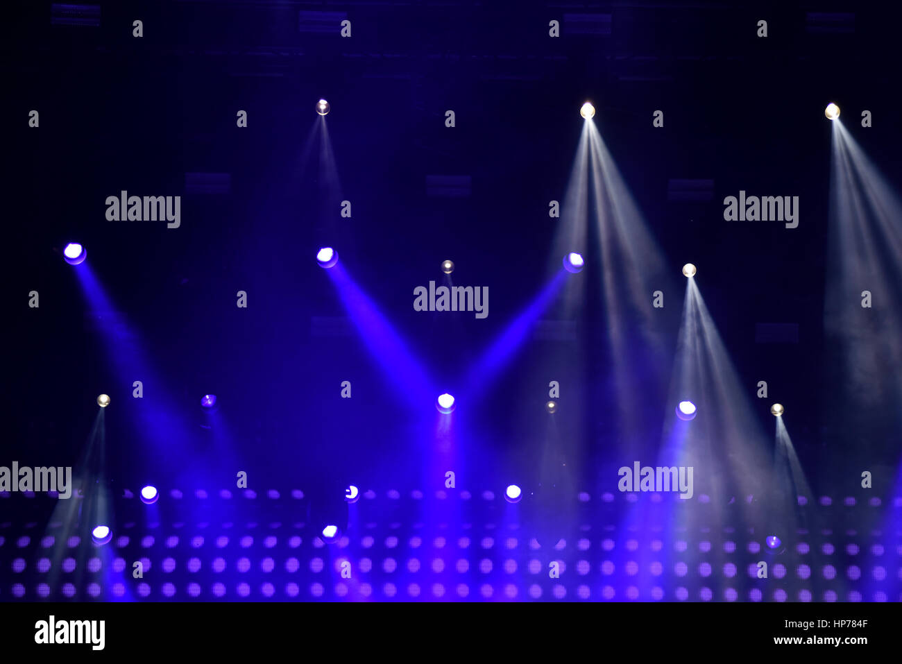 Stage lights at a live concert Stock Photo - Alamy