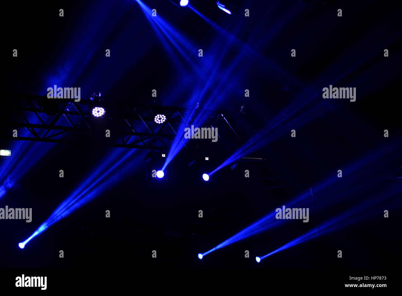 Stage lights at a live concert Stock Photo - Alamy