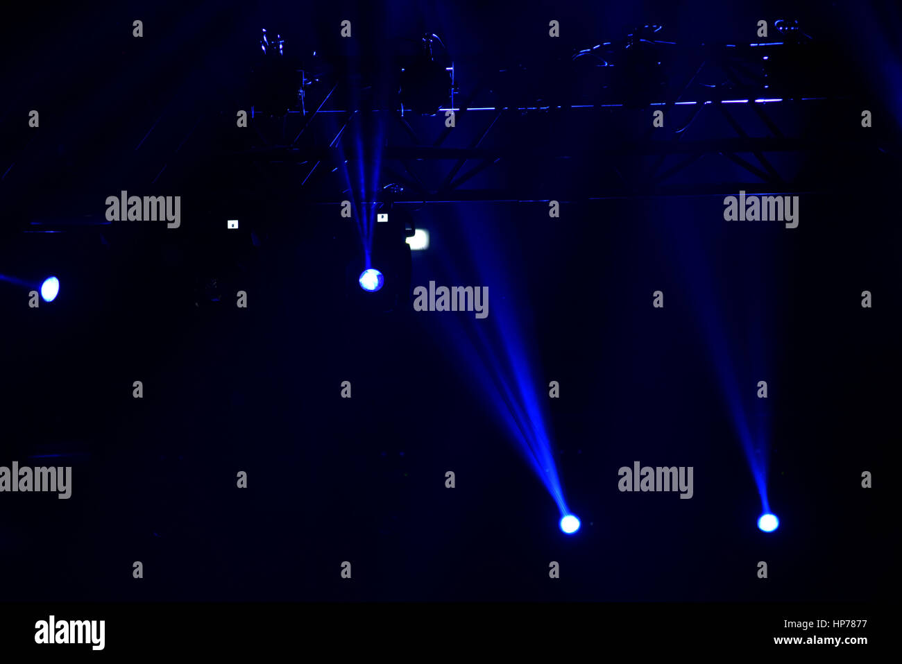 Stage lights at a live concert Stock Photo - Alamy