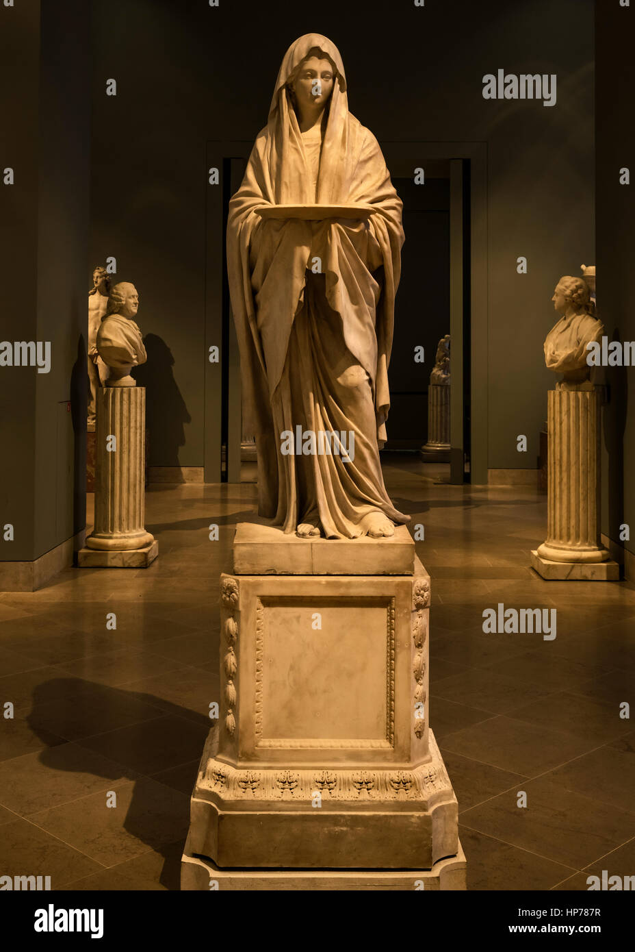 White stone statue Stock Photo - Alamy