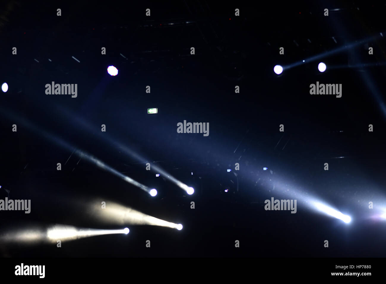 Stage lights at a live concert Stock Photo - Alamy