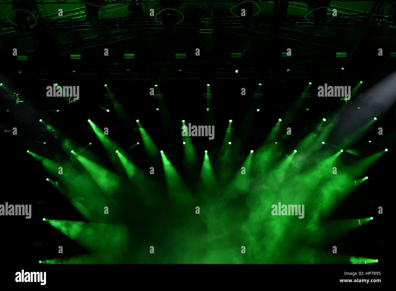 Stage lights at a live concert Stock Photo - Alamy