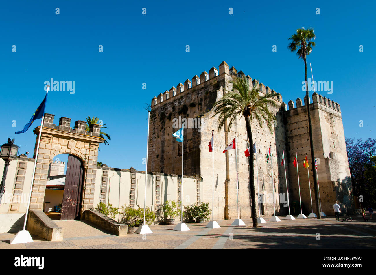 Alcazar of Jerez de la Frontera - Spain Stock Photo - Alamy