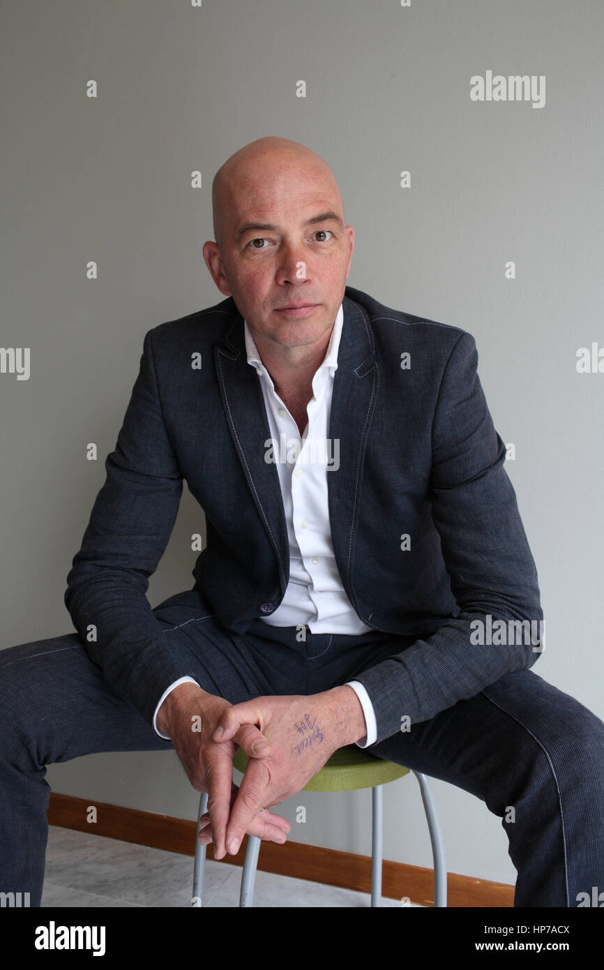 Portrait of Tommy Wieringa 14/05/2016 ©Basso CANNARSA/Opale Stock Photo ...