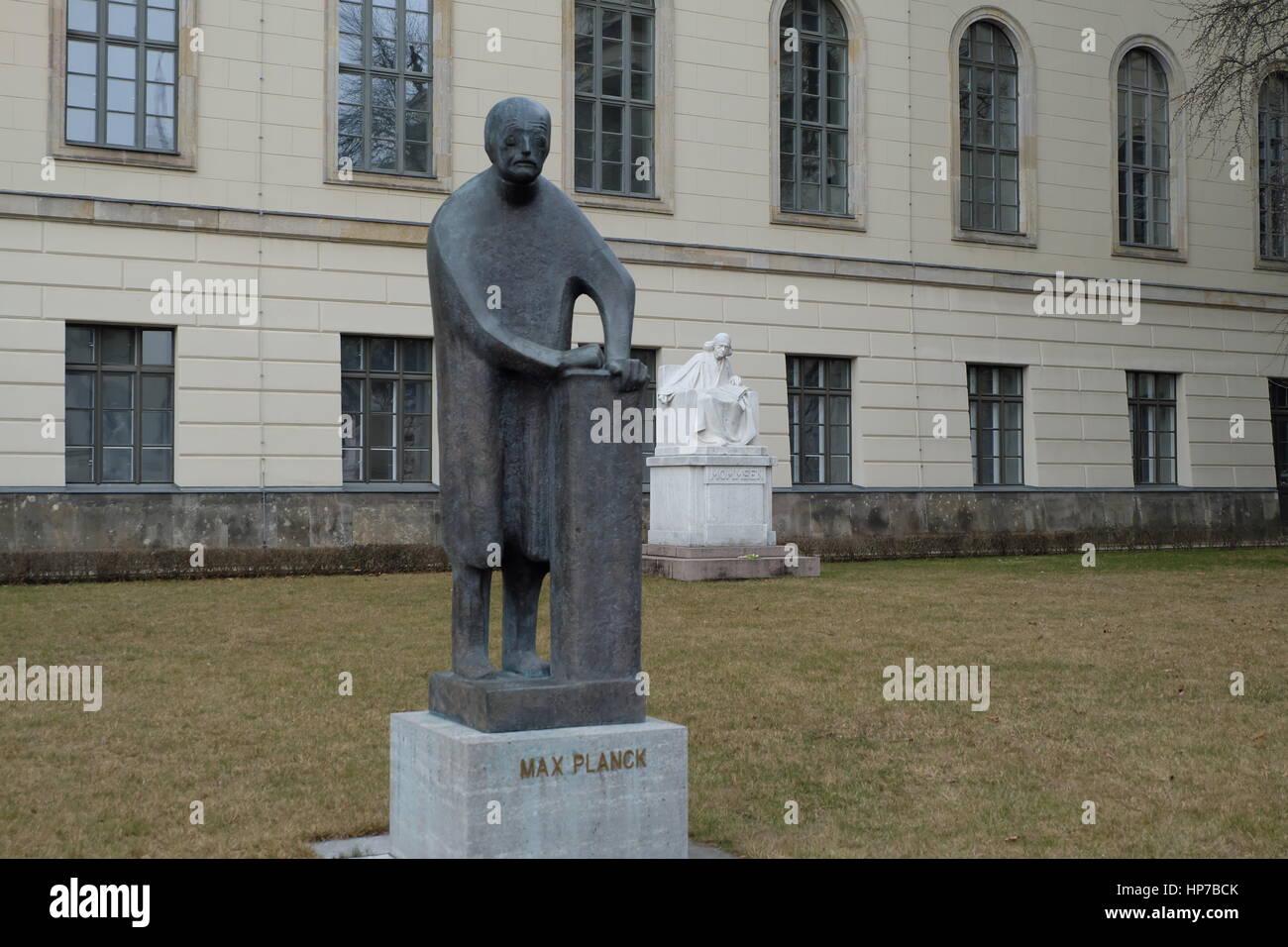 Statue of Max Planck, founder of Quantum Theory, in the forecourt of ...