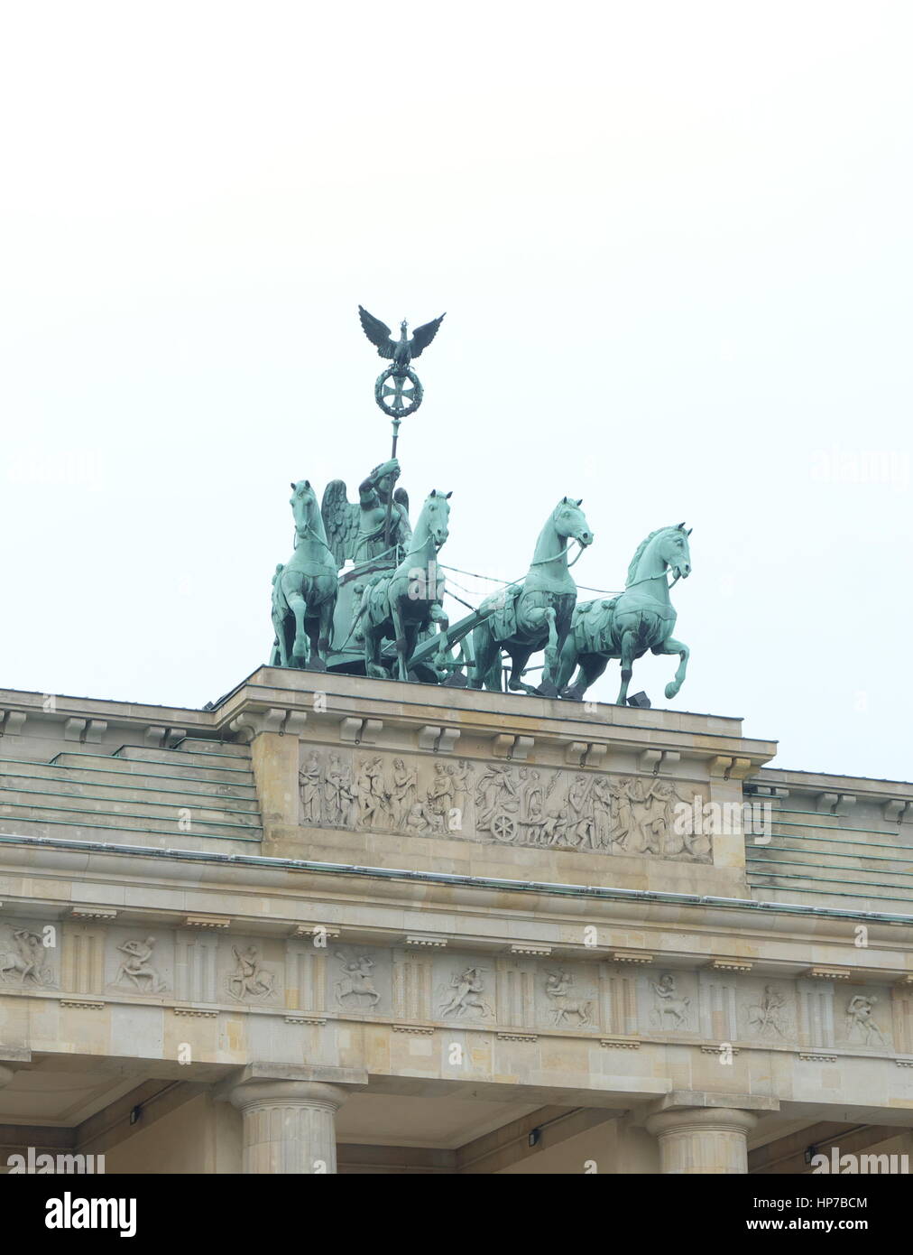 Quadriga on the Brandenburg Gate, sculptor Johann Gottfried Schadow ...